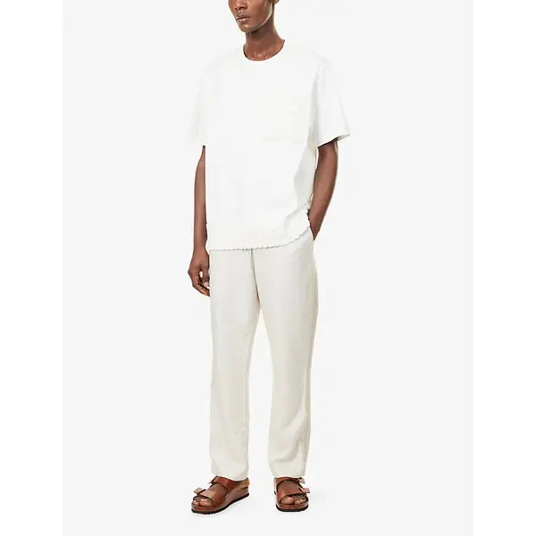 CHE Inigo Crot-detail Cotton-jersey T-shirt Xxl