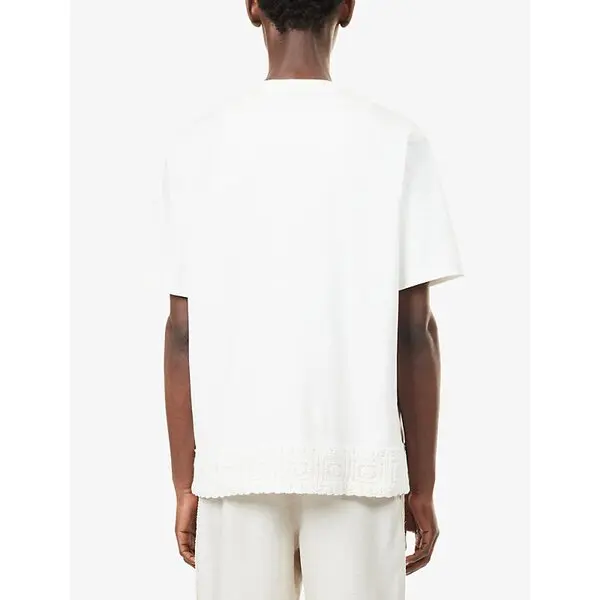 CHE Inigo Crot-detail Cotton-jersey T-shirt Xxl