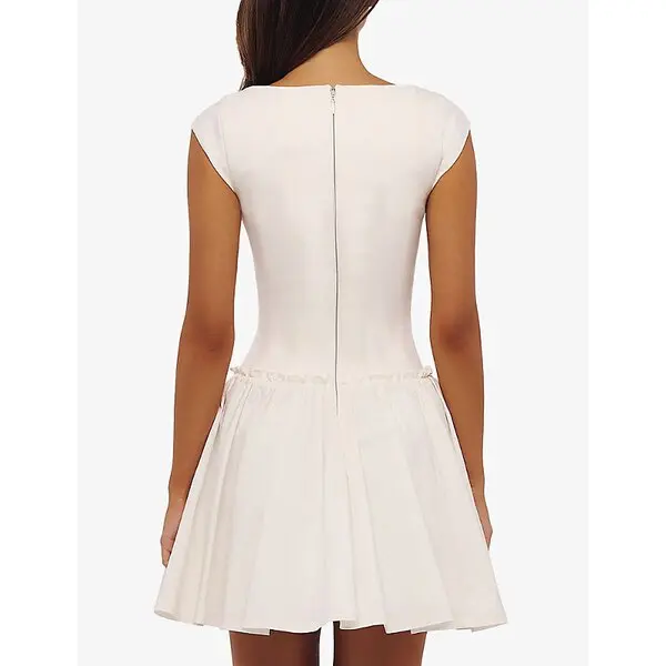 House Of Cb Kaia Stretch-cotton Mini Dress