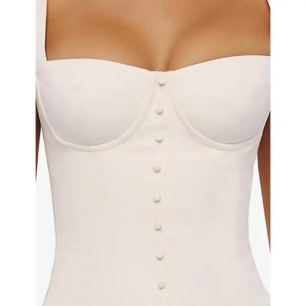 House Of Cb Kaia Stretch-cotton Mini Dress