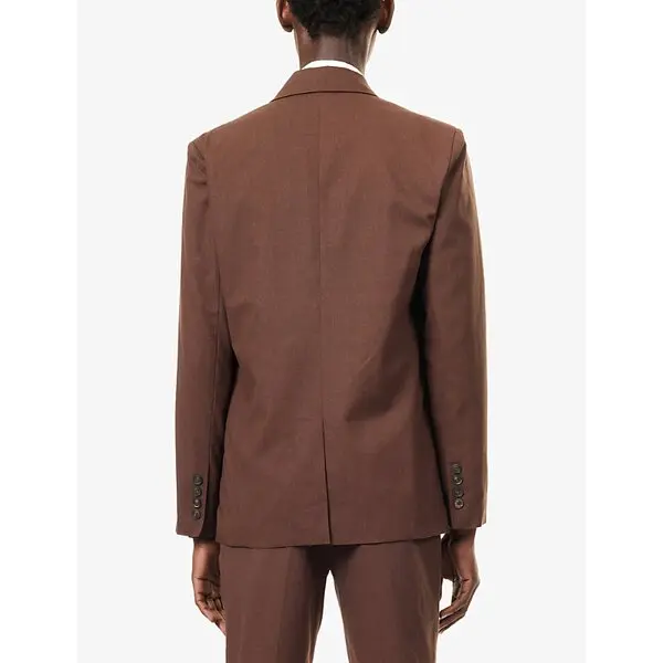 NOBL Dante Double-breasted Linen Blazer