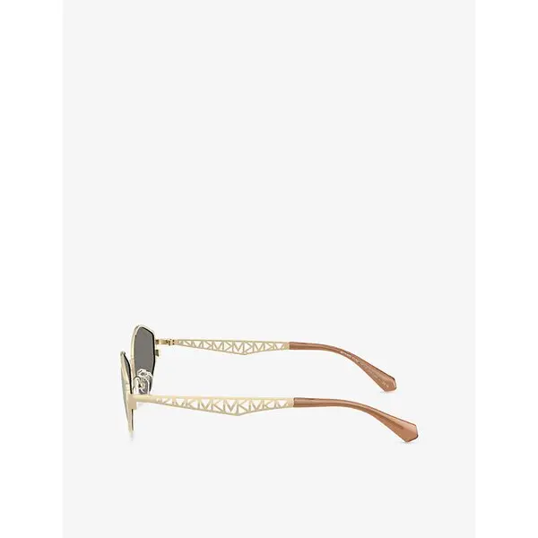 Michael Kors Mk1181 Coast Irregular-frame Metal Sunglasses