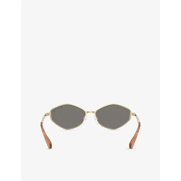 Michael Kors Mk1181 Coast Irregular-frame Metal Sunglasses