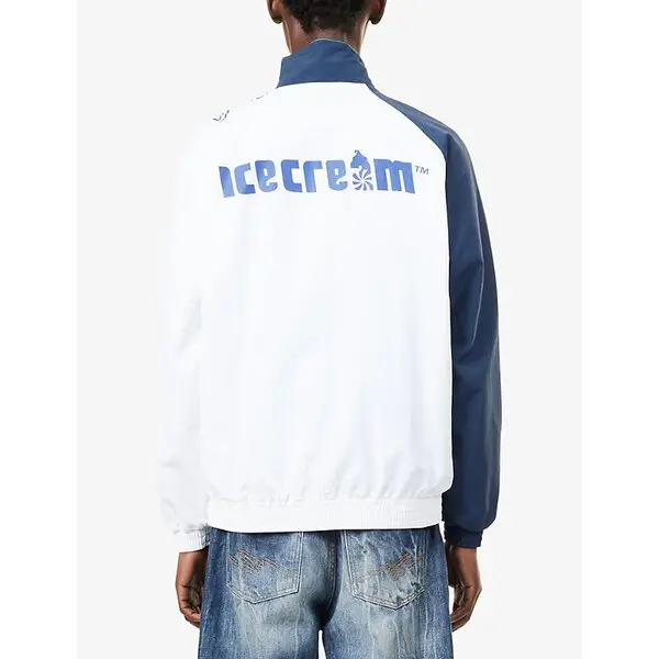 ICECREAM Running Dog Panelled Nylon Track Top
