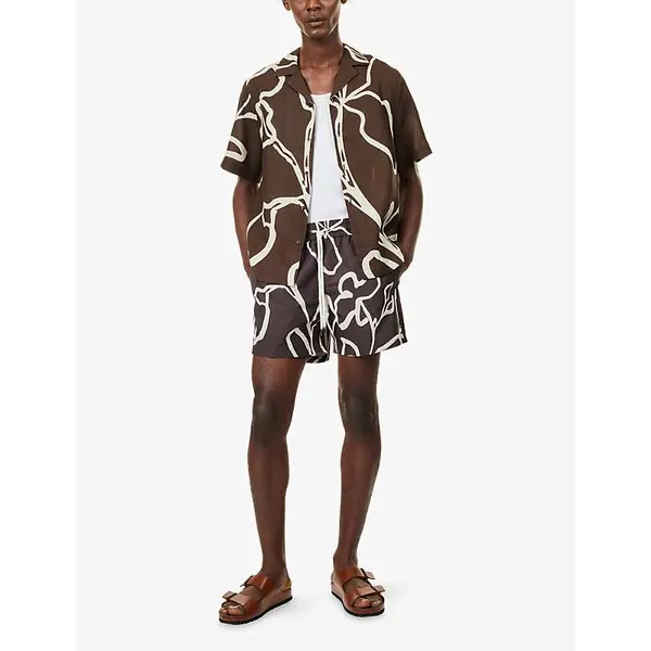 Frescobol Carioca Roberto Striped Linen Shirt