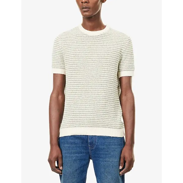 NOBL Emmett Stripe Textured Knit T-shirt