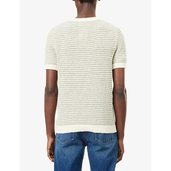 NOBL Emmett Stripe Textured Knit T-shirt