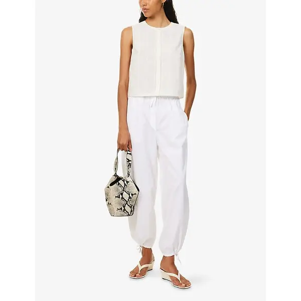 Theory Sleeveless Cotton Shell Top