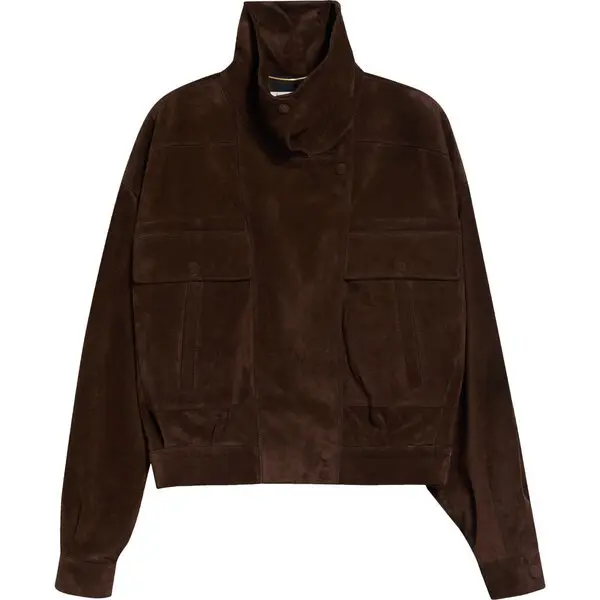 Saint Laurent Calfskin Suede Jacket