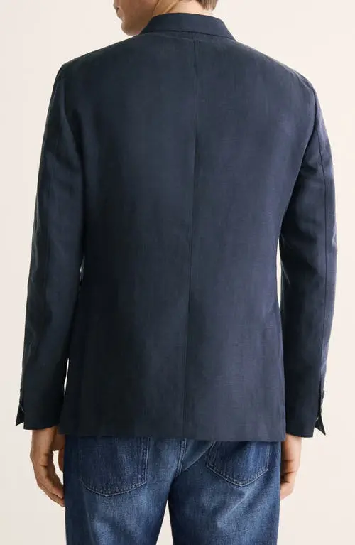 Mango Slim Fit Double Breasted Suit Jacket
