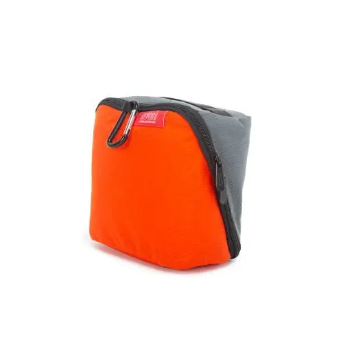 MANHATTAN PORTAGE Newtown Toiletry Bag - Orange/gray