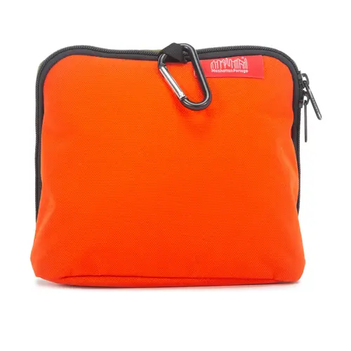 MANHATTAN PORTAGE Newtown Toiletry Bag - Orange/gray