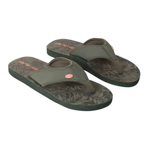 ANIMAL Swish Leaf Print Flip Flops
