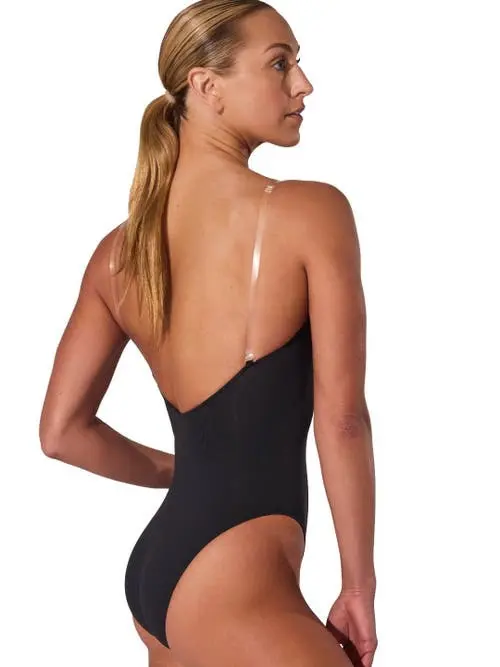 CAPEZIO Camisole Leotard W/ Clear Transition Straps