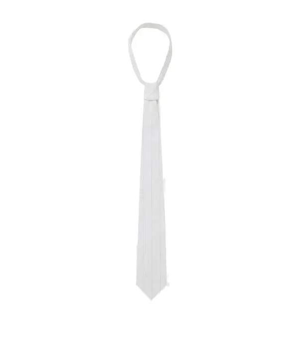 1989 STUDIO Striped Tie - White
