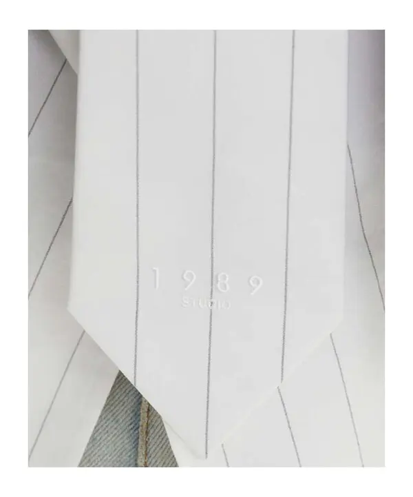 1989 STUDIO Striped Tie