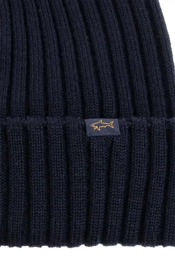 PAUL  SHARK Ribbed Knit Hat