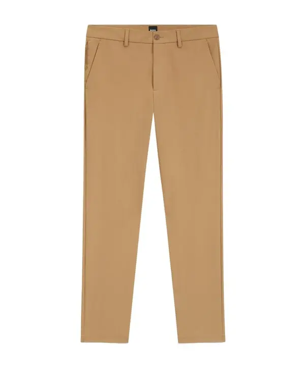 Hugo Boss Belt Loops Trousers - Beige