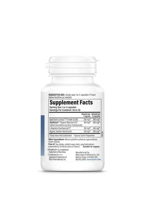 KYOLIC Sleep Mushroom Supplement For Restful Sleep And Relaxation 60 Capsules