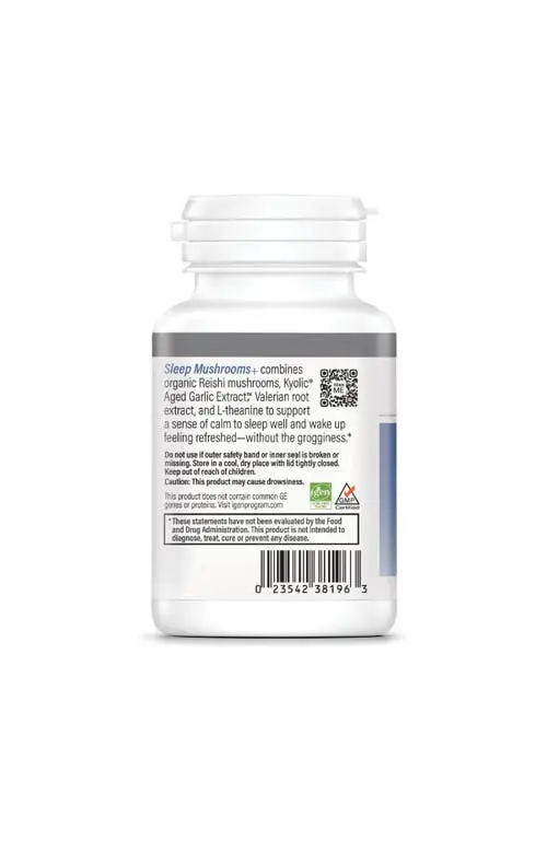 KYOLIC Sleep Mushroom Supplement For Restful Sleep And Relaxation 60 Capsules