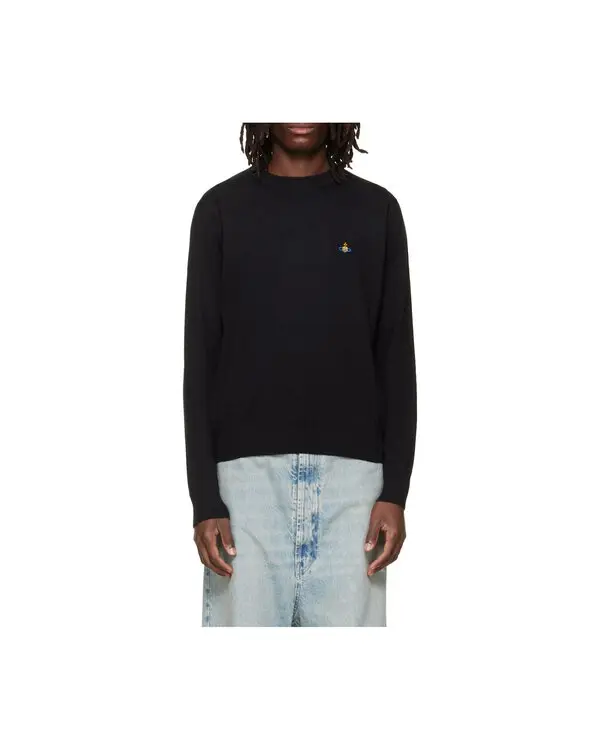 VIVIENNE WESTWOOD Orb Embroidered Crewneck Jumper