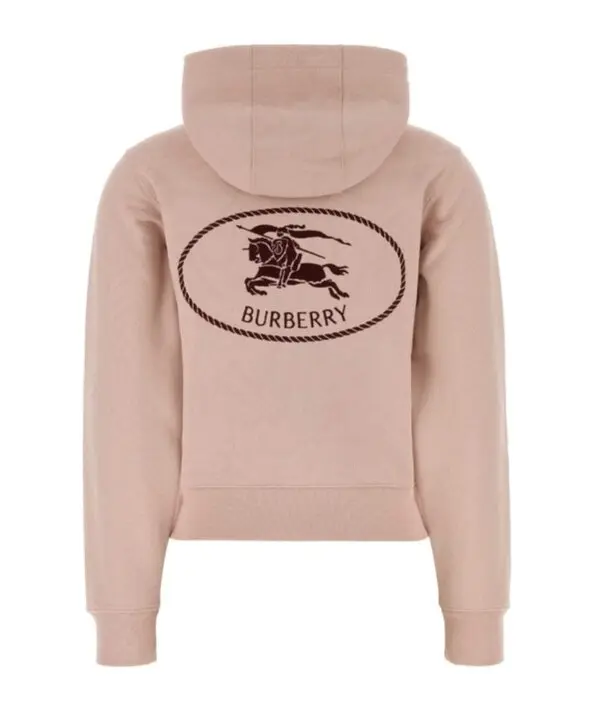 Burberry Knight Stamp Cotton Zip Hoodie