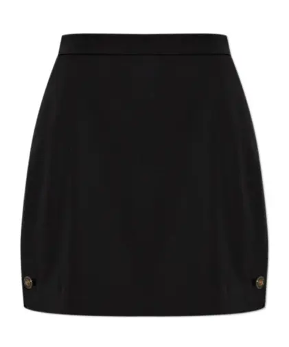 Versace High-waisted A-line Skirt With Button Detail