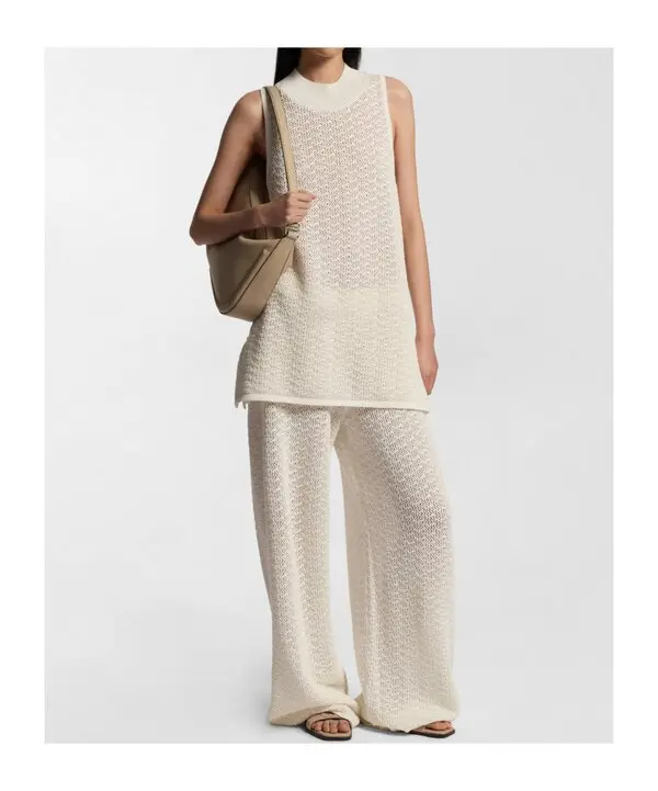 Hugo Boss Open-knit Sleeveless Top