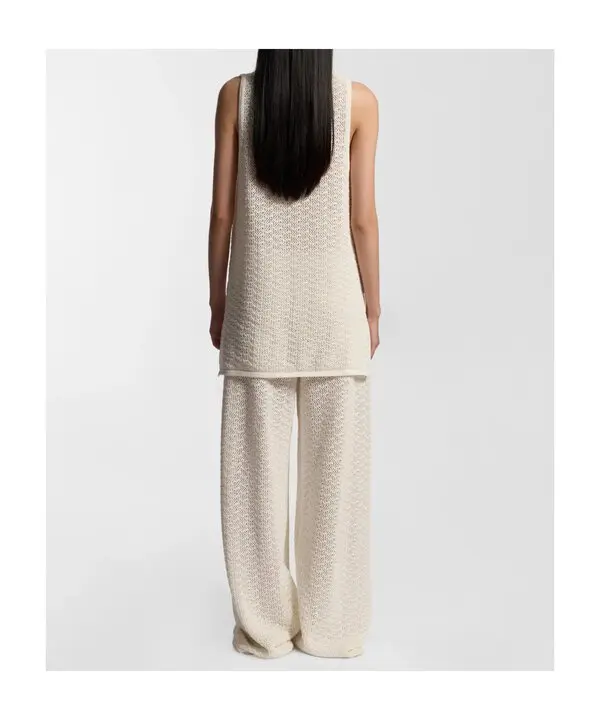 Hugo Boss Open-knit Sleeveless Top