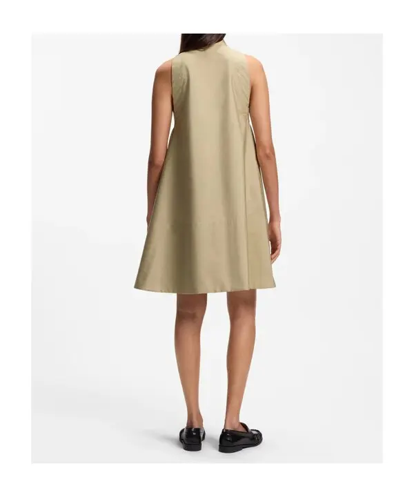 Hugo Boss Sleeveless Cotton Poplin Dress