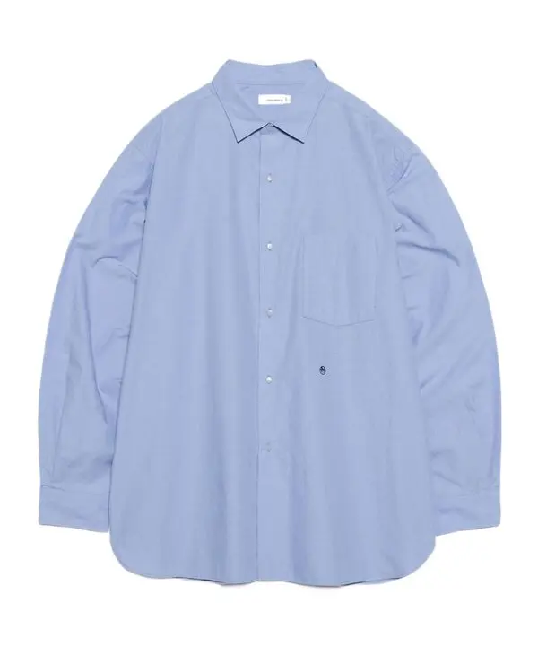 Nanamica Cotton Blend Poplin Shirt - Blue