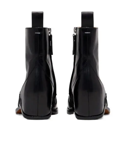 MAISON MARGIELA Flame-embroidered Cowboy Boots