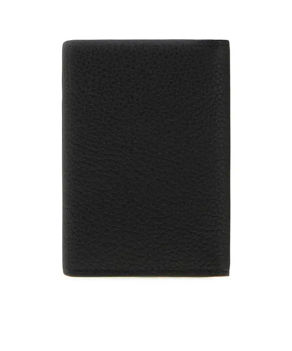 Burberry Embossed-check Folding Card Case