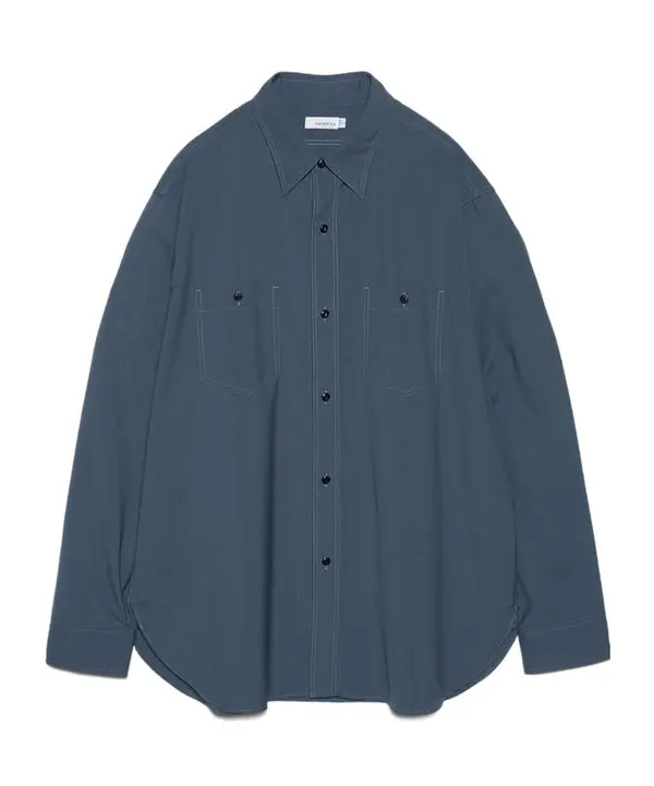 Nanamica Wool Blend Poplin Shirt