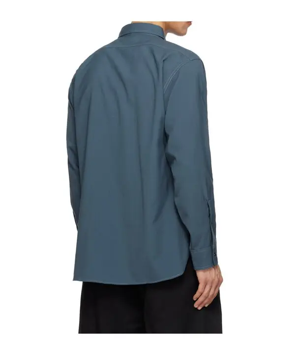 Nanamica Wool Blend Poplin Shirt