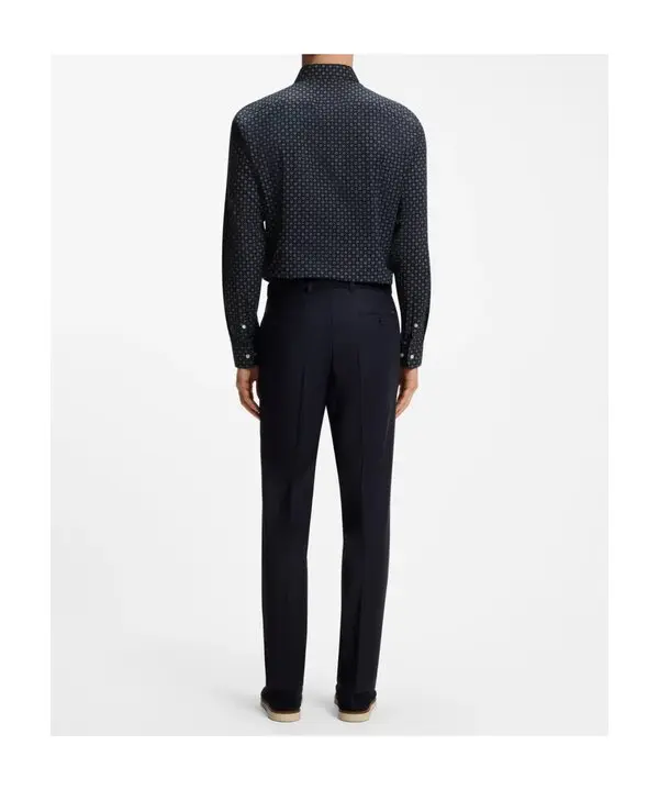 Hugo Boss Slim-fit Business Shirt In Stretch Poplin