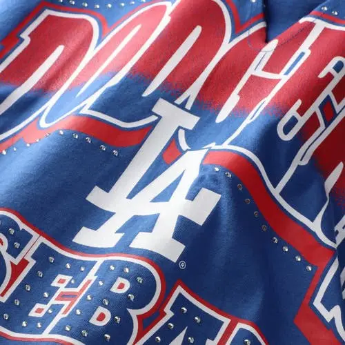 '47 47 Los Angeles Dodgers Oversized Notch-neck T-shirt