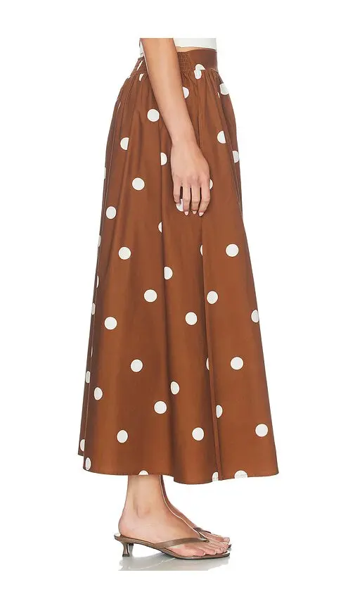 Susana Monaco Polka Dot Midi Skirt