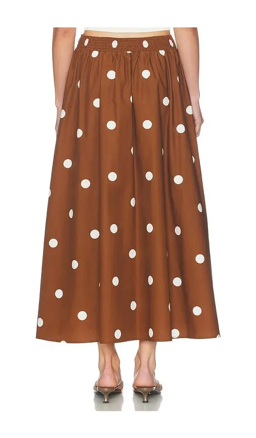 Susana Monaco Polka Dot Midi Skirt