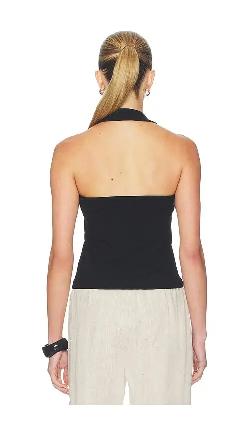 Spanx Ribbed Halter Top In . Also