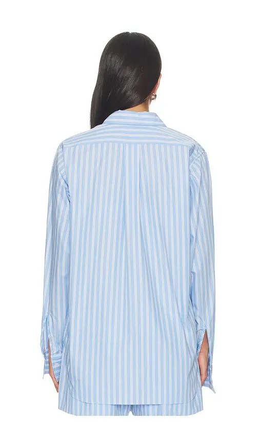 Hunza G Essential Striped Cotton Shirt