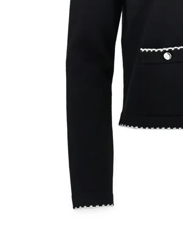 Tory Burch Kendra Wool Cardigan - Black