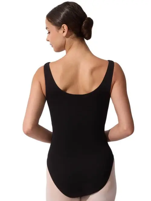 CAPEZIO Tank Leotard With Scoop Neck And Jazz Leg Line