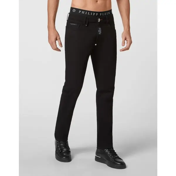 Philipp Plein Straight Supreme Fit Jeans - Summernight