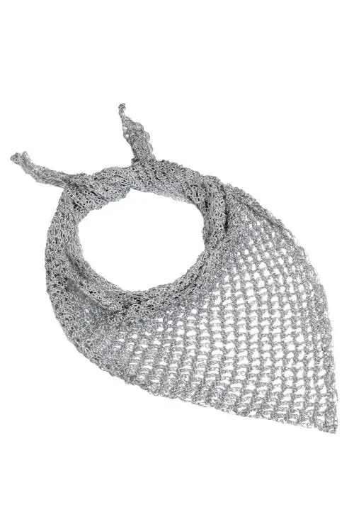 HAIR DRAMA CO Mettalic Scarf