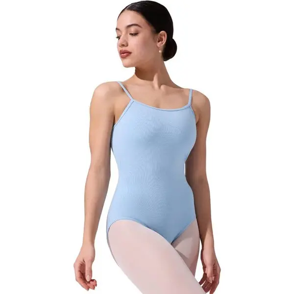 CAPEZIO Camisole Leotard With Adjustable Straps - Light Blue