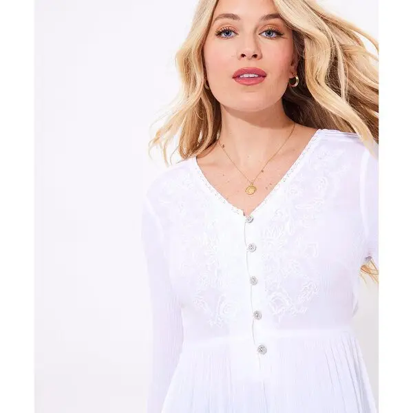 JOE BROWNS Crochet Crinkle Tunic