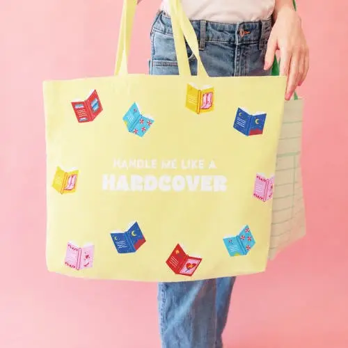 JOLLITY & CO Handle Me Like A Hardcover Tote Bag