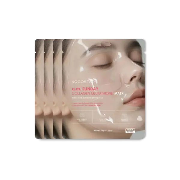 Kocostar A.m. Sunday Collagen Glutathione Mask - Clear