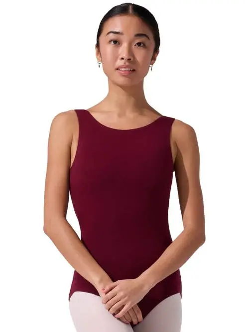 CAPEZIO High Neck Tank Leotard - Brown